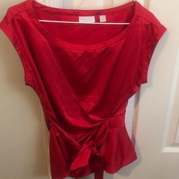 New York & Company | Tops | Nyc Dressy Red Top | Poshmark